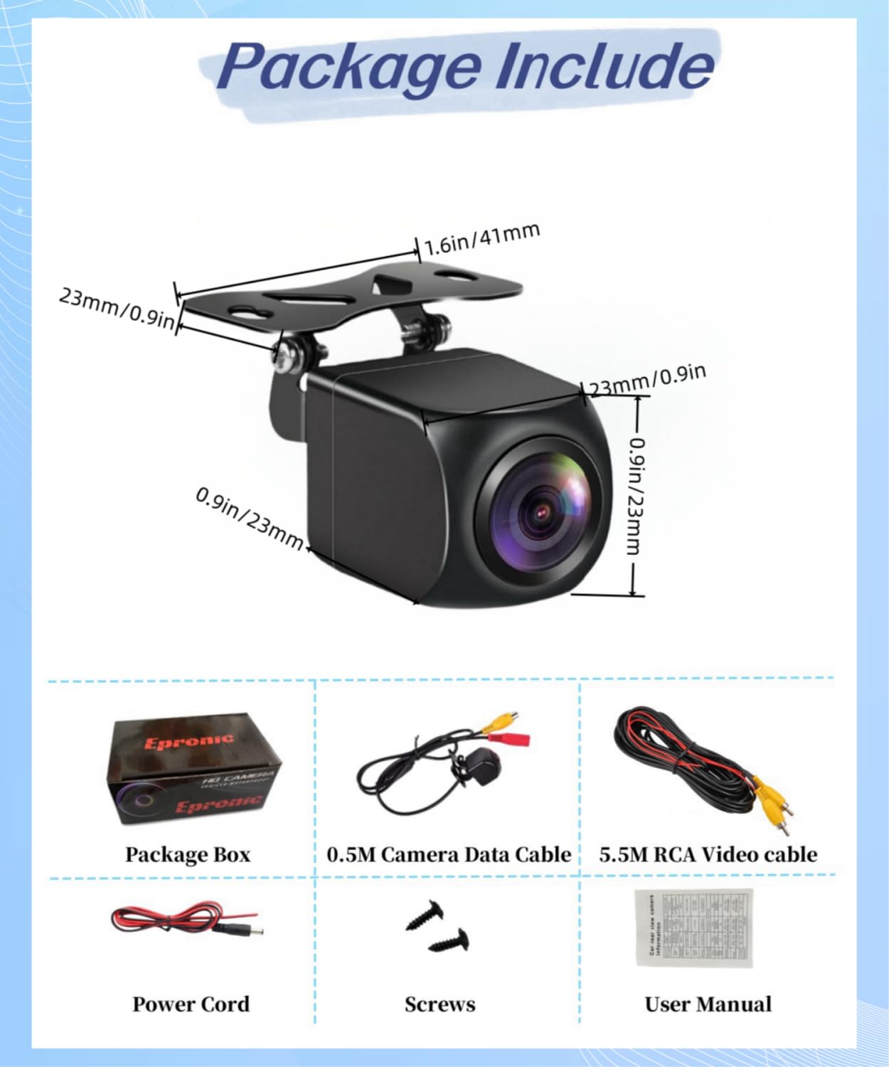 App Download Wireless Backup Camera Monitor Set: Foldable Screen ...
