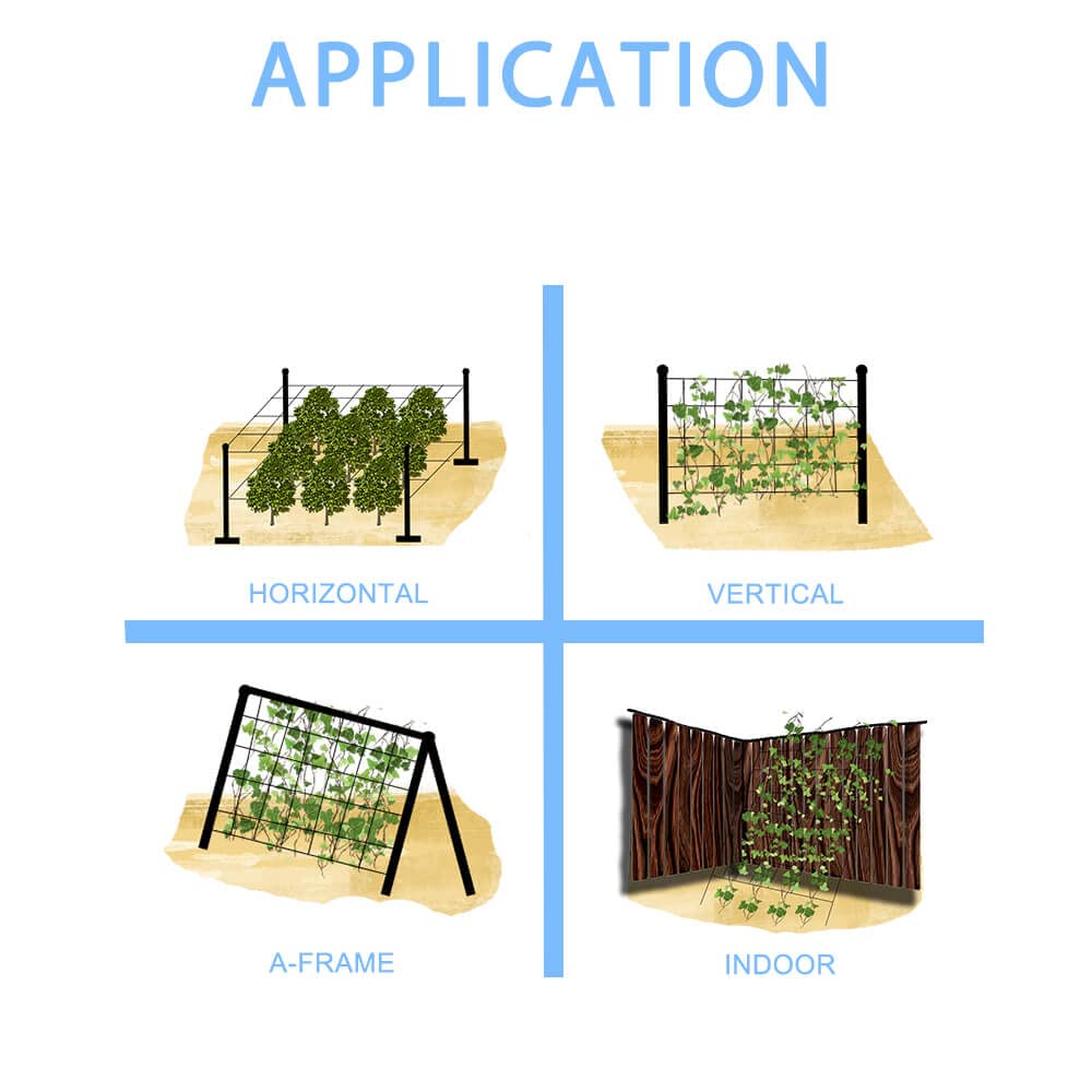 Snapklik.com : Heavy Duty Green Trellis Netting Roll