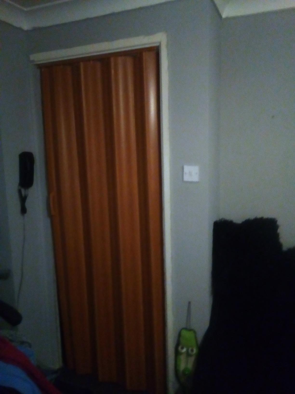 Folding door, Single-panel - 84x8x202 cm, PVC, Choice of colours, White ...