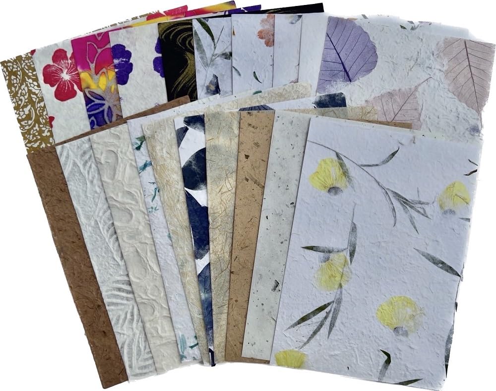 Amazon.com: Handmade A4 Thick Natural Fiber MulberryTree Mulberry Paper ...