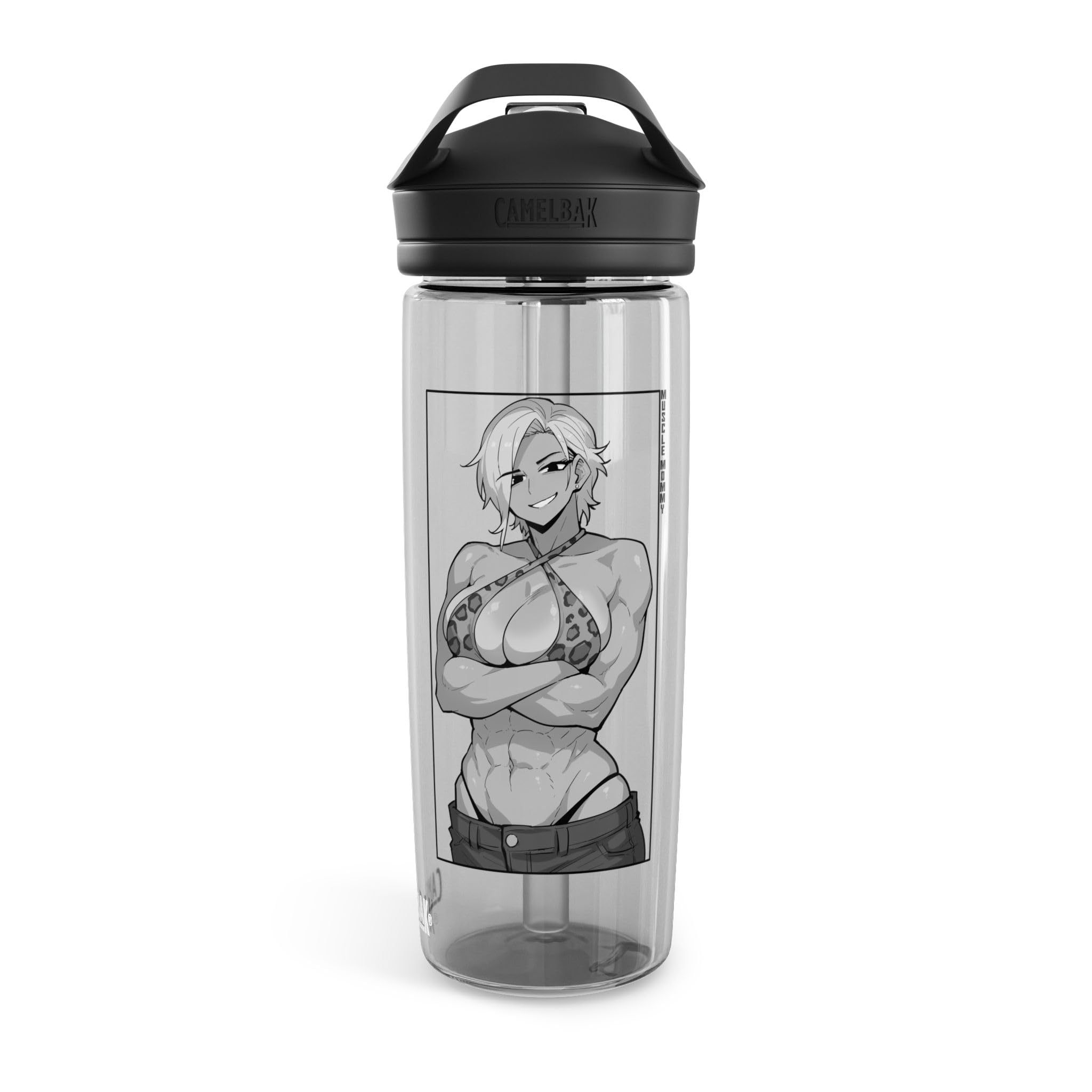 Amazon.com: Gyaru Muscle Mommy - 20oz Waifu Anime-Inspired Bottle ...