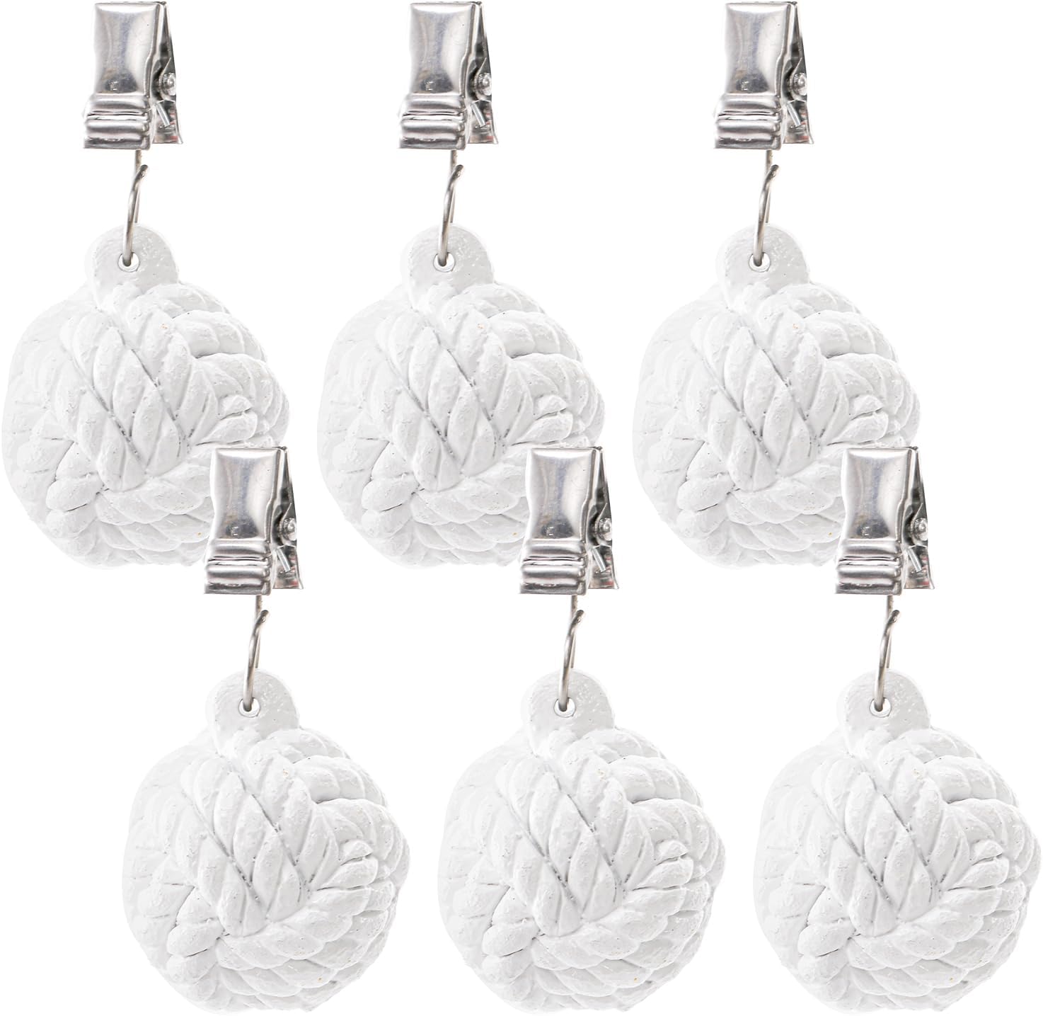 Amazon.com: GWHOLE 4 Pack of Tablecloth Weights with Metal Table Clip ...