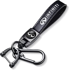 Amazon.com: JuTianCheng Genuine Leather Car Keychain, Car Key Ring ...