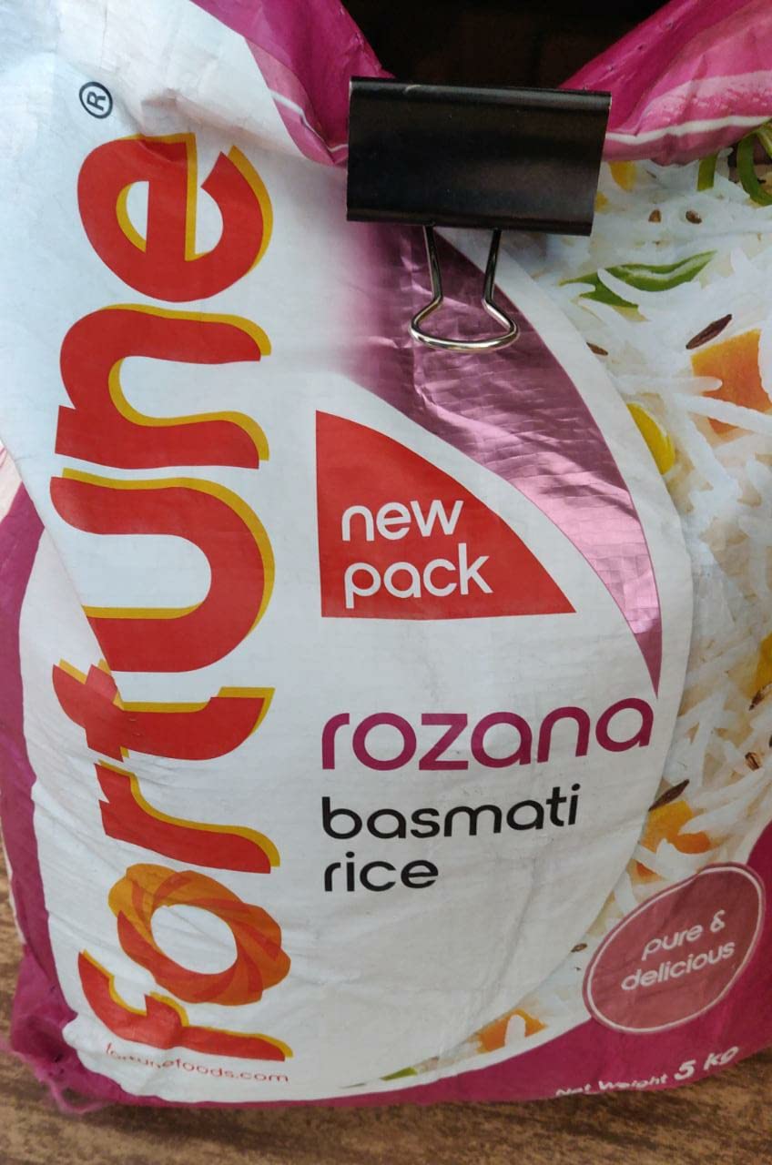 Fortune Rozana Gold Basmati Rice, suitable for daily cooking, 5 kg ...