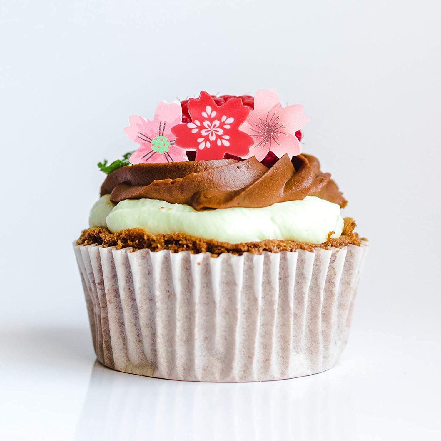 Buy crystalyhj 170pcs Edible Flower Wedding Cake Topper Decorations ...