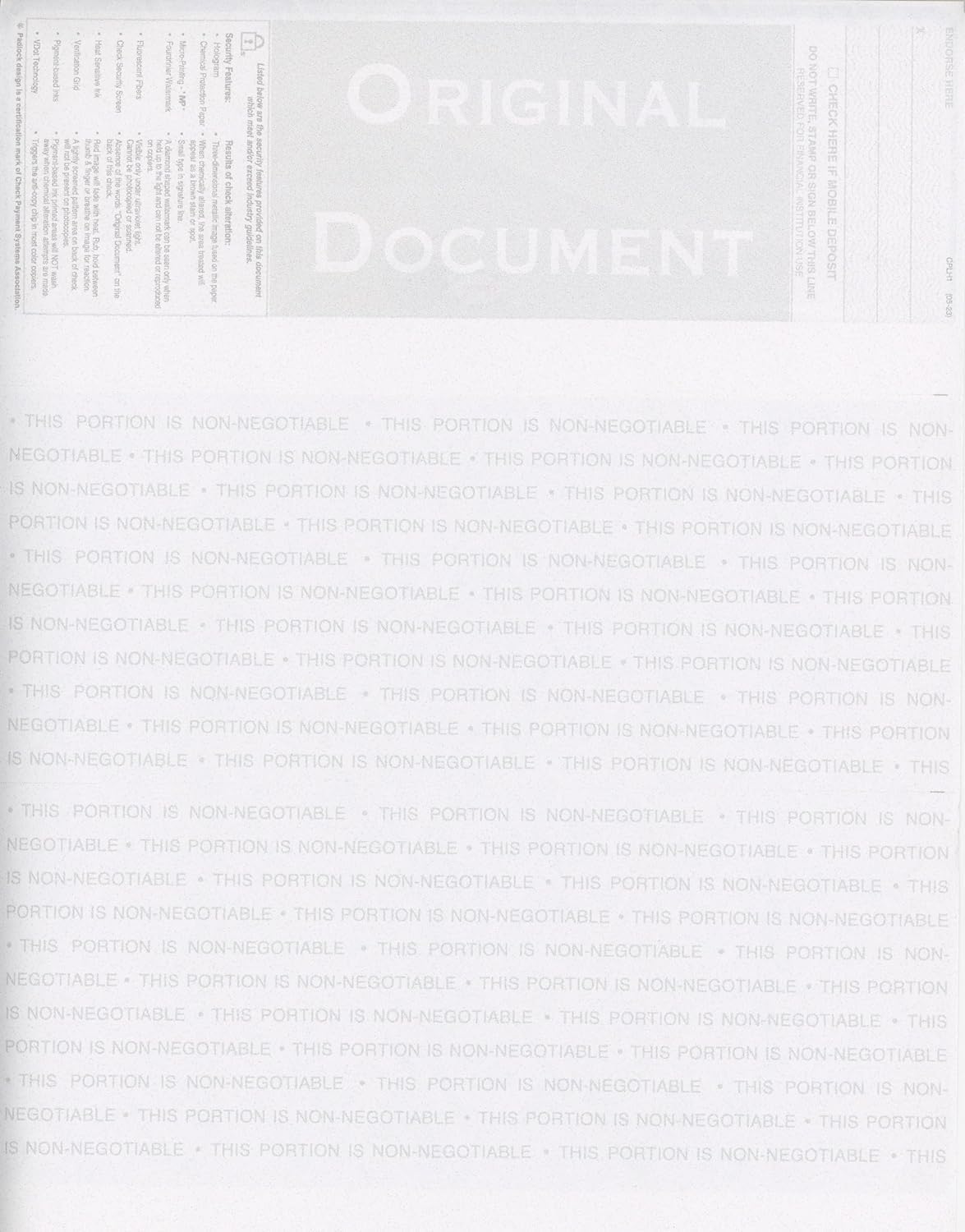 Voucher Checks For Quickbooks 250 High-Security Hologram Computer ...
