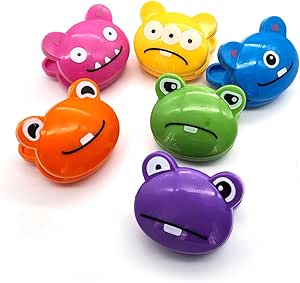 Amazon.com: Kikkerland Monsters Bag Clips, Set of 6 : Office Products