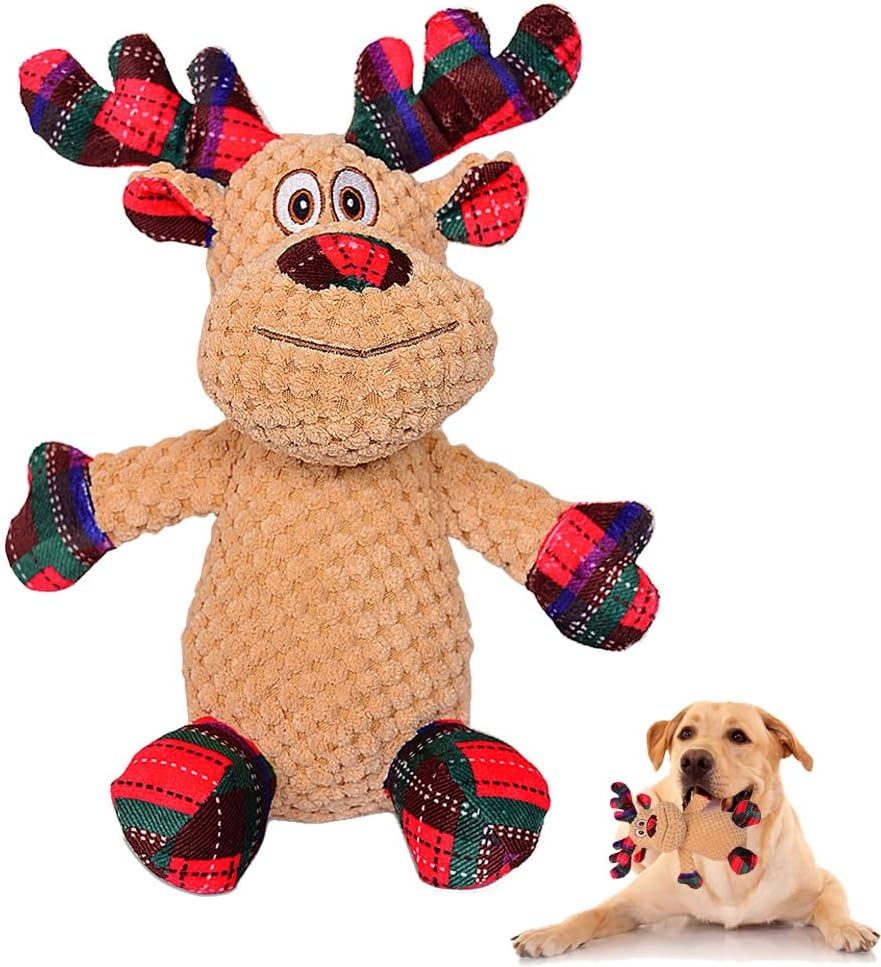 Pet Supplies : SNZOMDS Christmas Dog Toys forr Aggressive Chewers ...