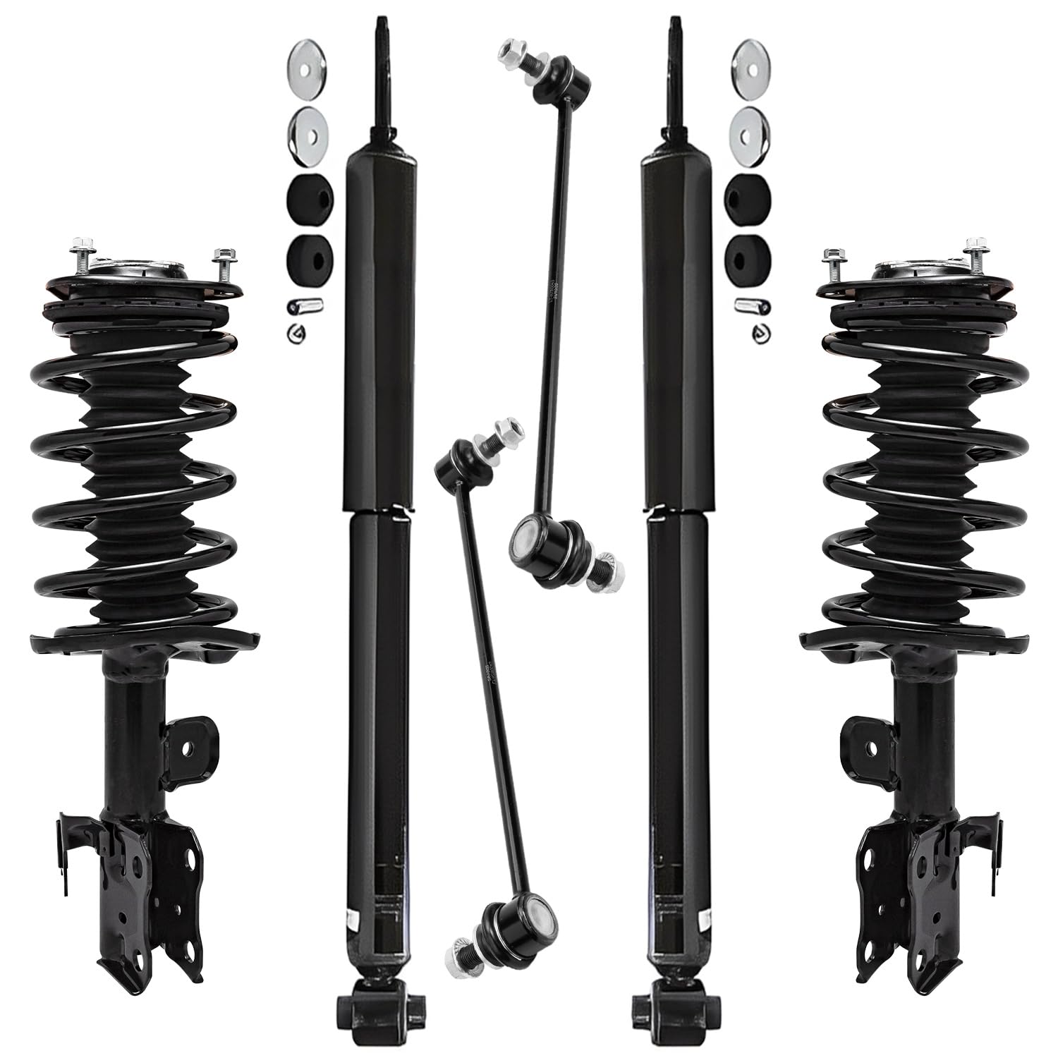 Amazon.com: Detroit Axle - Struts Shocks Kit for Toyota 2010-2015 Prius ...