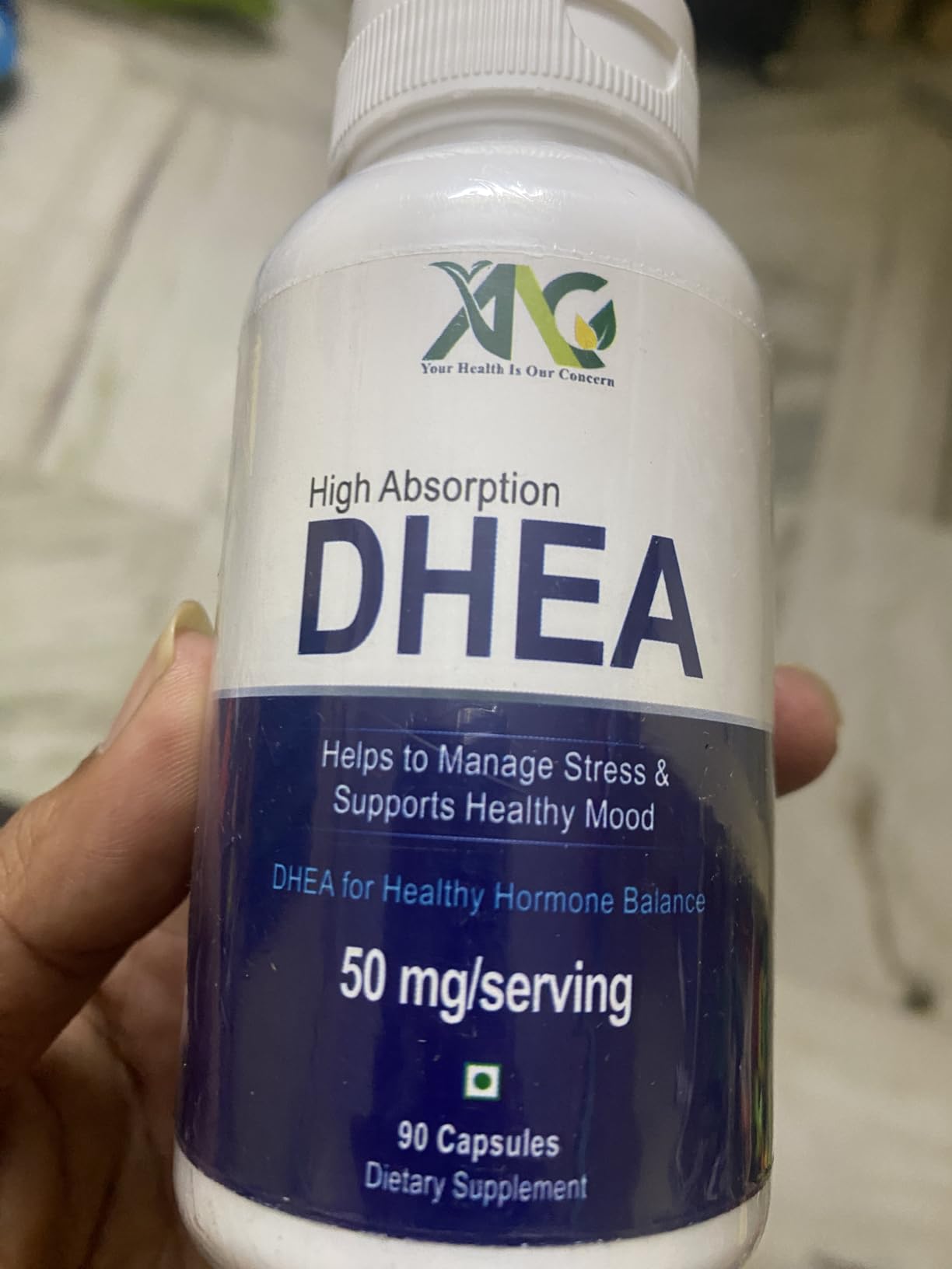 ANC DHEA 50mg | Supports Healthy Mood | 90 Capsules (Pack of 1 ...