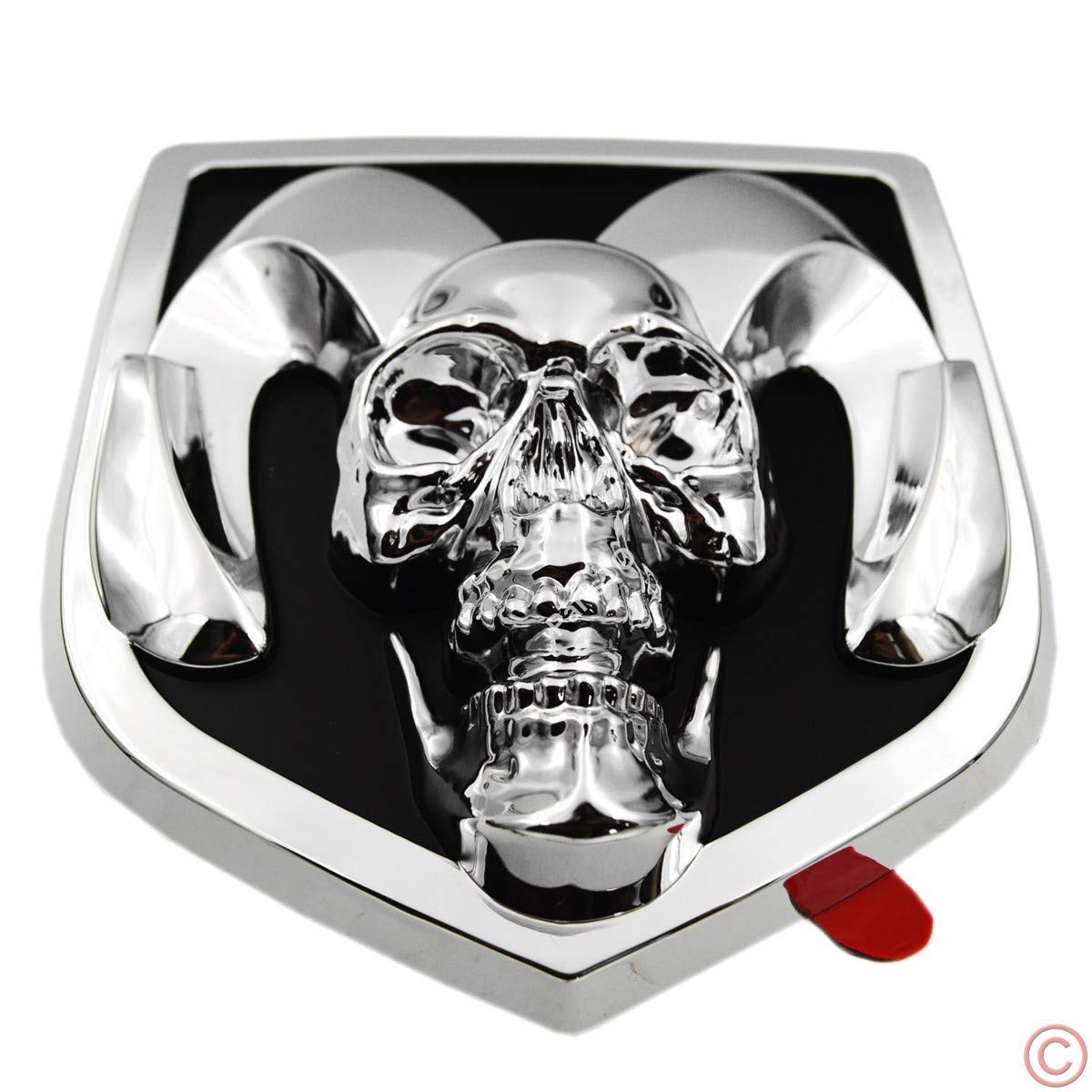 Dodge RAM 2013-2018 Emblem Skull Head Grille Tailgate Rear, 52% OFF