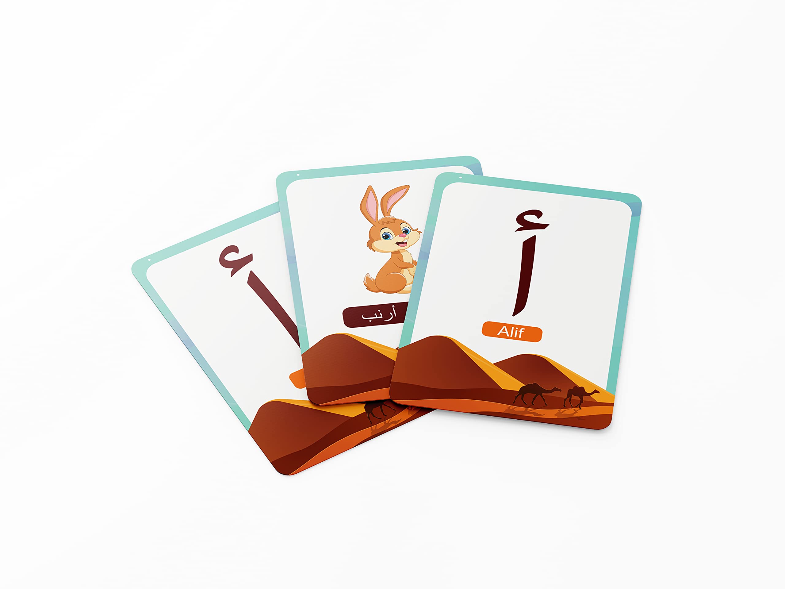Arabic Alphabet Flash Cards For Kids Adults 28 Glossy Laminated arabic-alphabet-flash-cards-for-kids-adults-28-glossy-laminated