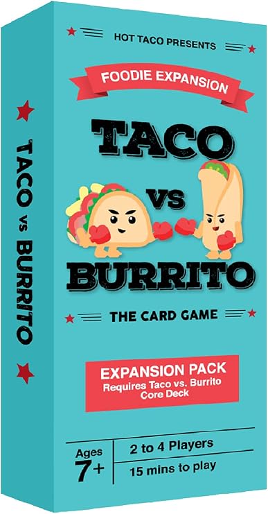 Amazon.com: Taco vs Burrito Foodie Edition Expansion Pack - Requires ...