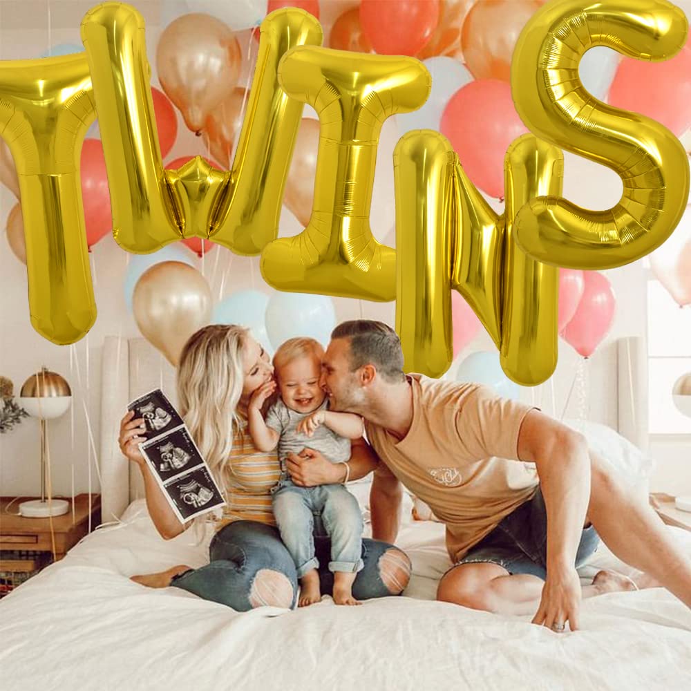 Snapklik.com : TONIFUL 40 Inch Large Gold Letter W Balloons Helium Balloons