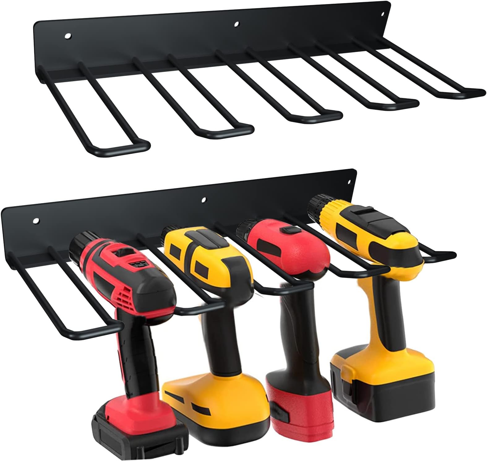 Amazon.com: ENONCI 2 Pack Power Tool Organzier Wall Mount, Thicked ...