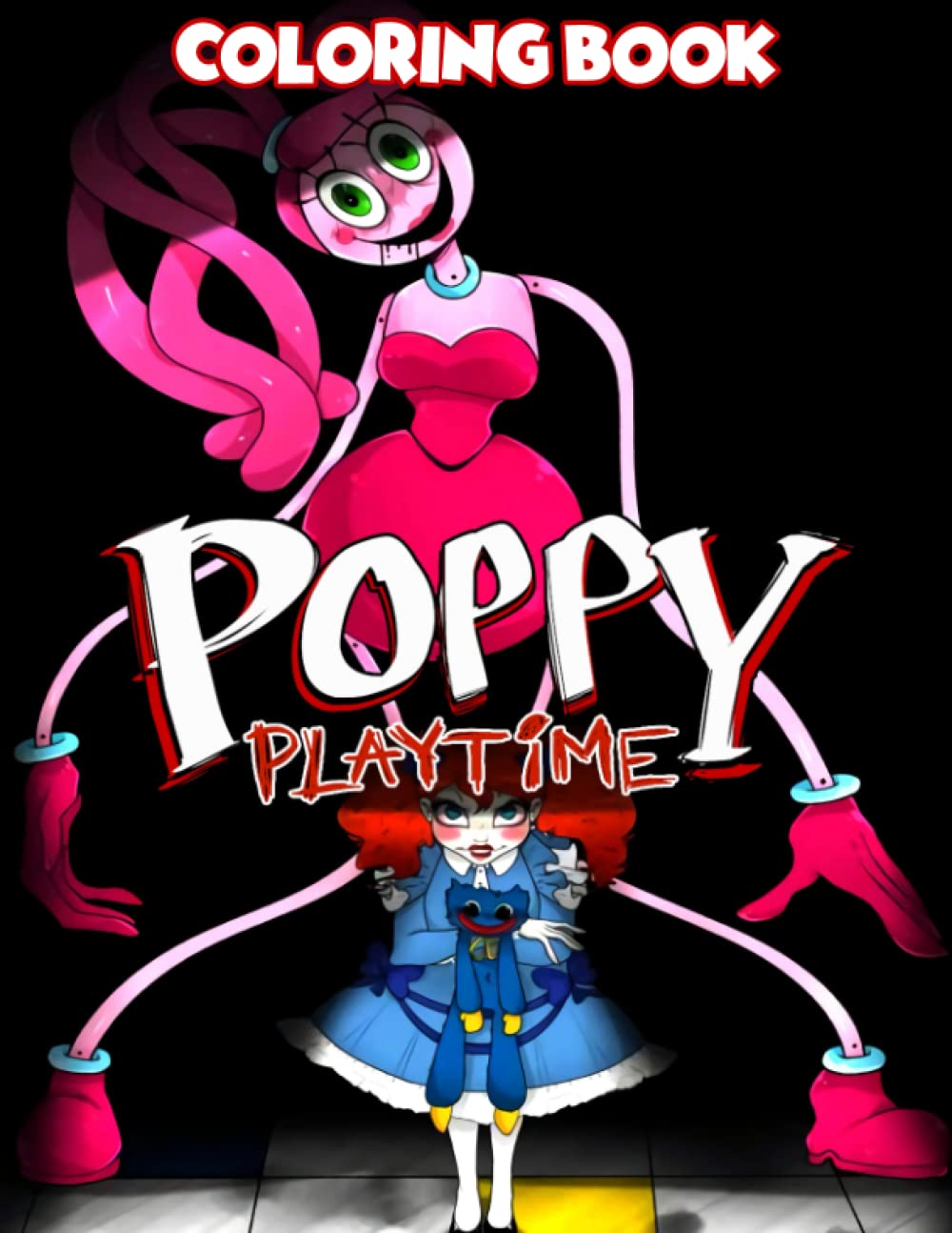 Buy Poppy Playtime Coloring Book: Cool Coloring Book With Lots Of Poppy ...