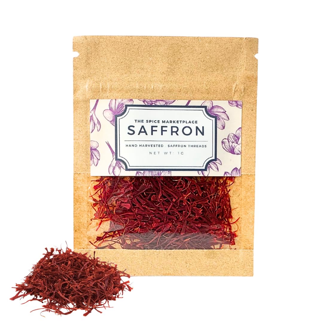 Amazon.com : Premium Kashmiri Saffron Threads 1 gram : Grocery ...