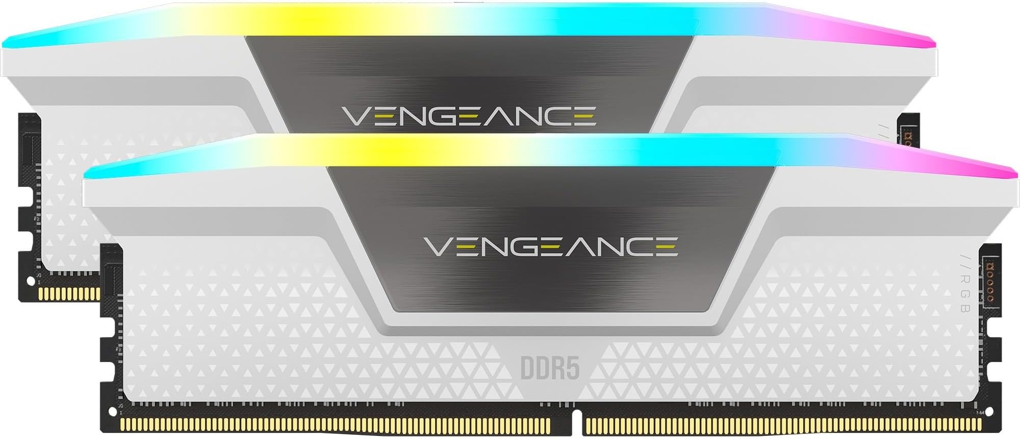 CORSAIR VENGEANCE RGB DDR5 RAM 64GB (2x32GB) 6000MHz CL30 Intel XMP ...