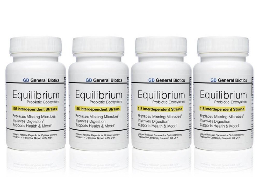 Buy General Biotics Equilibrium Probiotic Supplement with Prebiotic ...