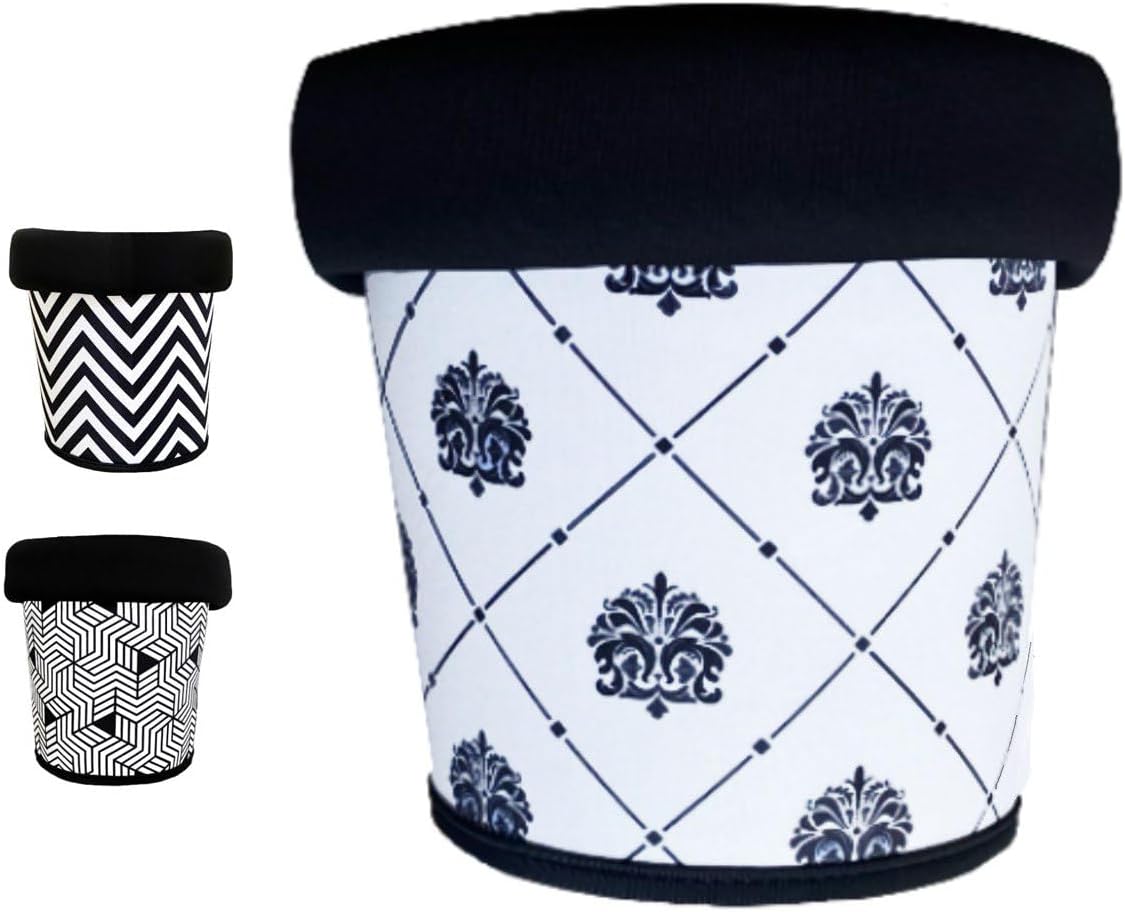 Amazon.com : DZEN DECO Decorative Flower Pot Cover, Plant Protector for ...