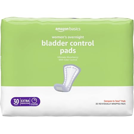 Amazon.com: Because Premium Incontinence Pads for Women - Discreet ...