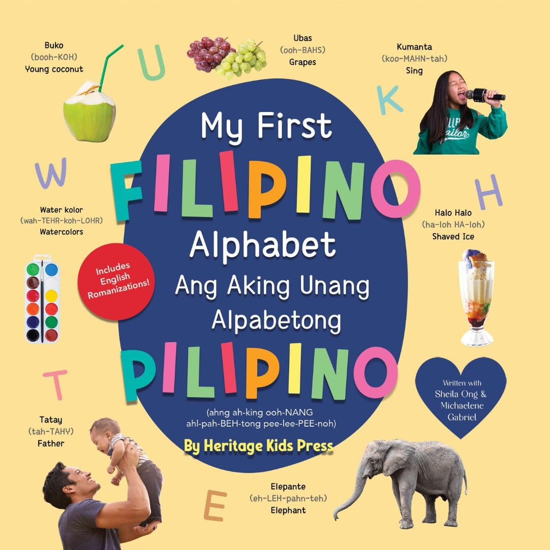 Amazon.com: My First Filipino Alphabet Book by Heritage Press, Board ...