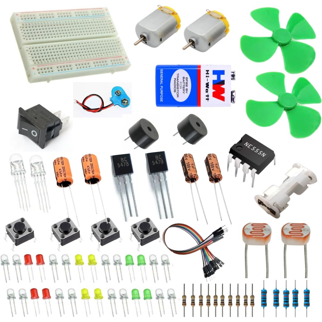 Buy Robo Innovation Electronics Breadboard Circuits Starter kit with ...