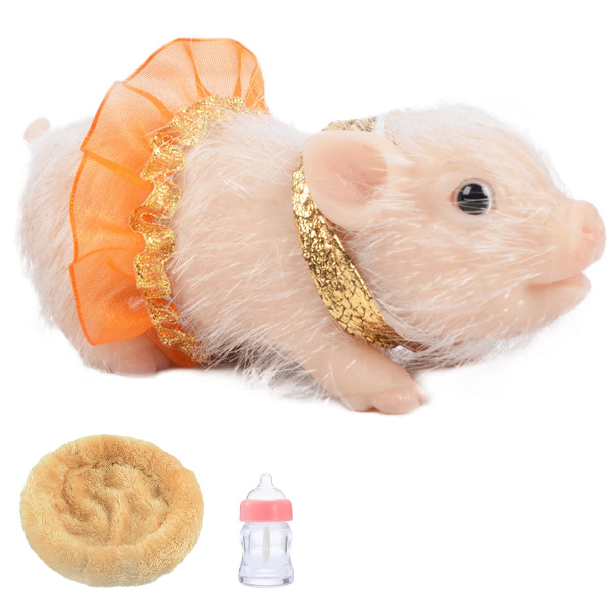 Snapklik.com : Txkrhwa 6Inch Silicone Pig Doll Toy Mini Soft Lifelike ...