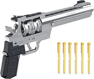 Amazon.com: Nueris 1:1 Revolver Building Blocks Gun Sets - 428 PCS ...