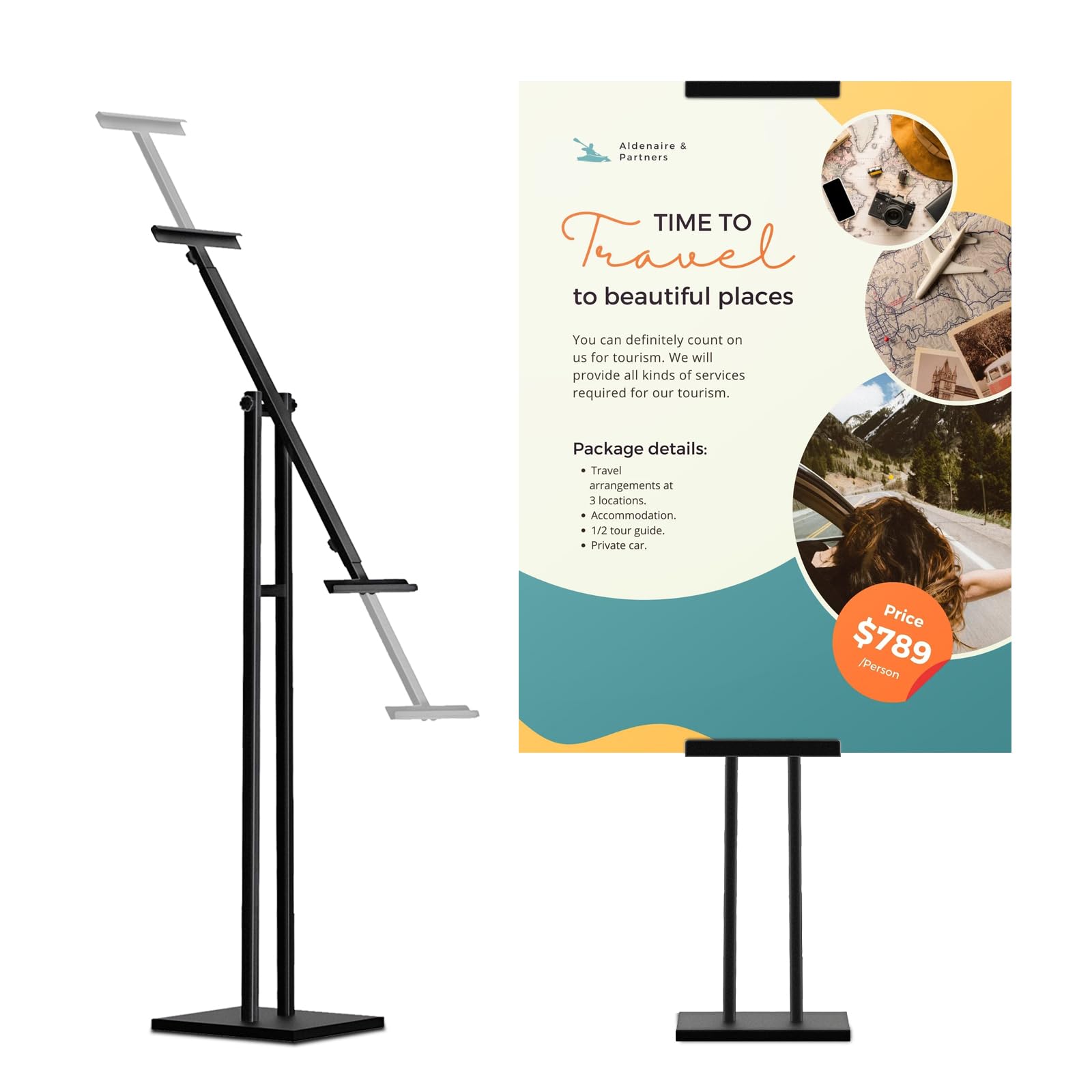 Amazon.com: GERTSOUND Heavy Duty Sign Stand, Floor Poster Board Stand ...