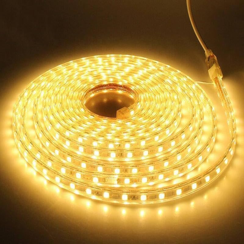 ECVV® (10 Meter) LED Rope Lights 8 Mode, Waterproof Warm White LED ...