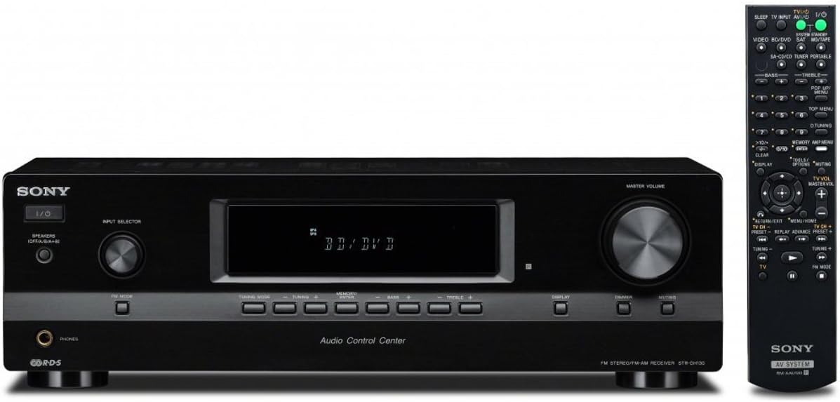 Amazon.com: Sony STRDH130 2 Channel Stereo Receiver (Black) : Electronics