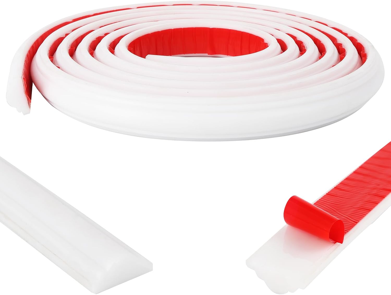 Amazon.com: 30 Ft x 1'' Peel and Stick Crown Molding, Stick on Crown ...