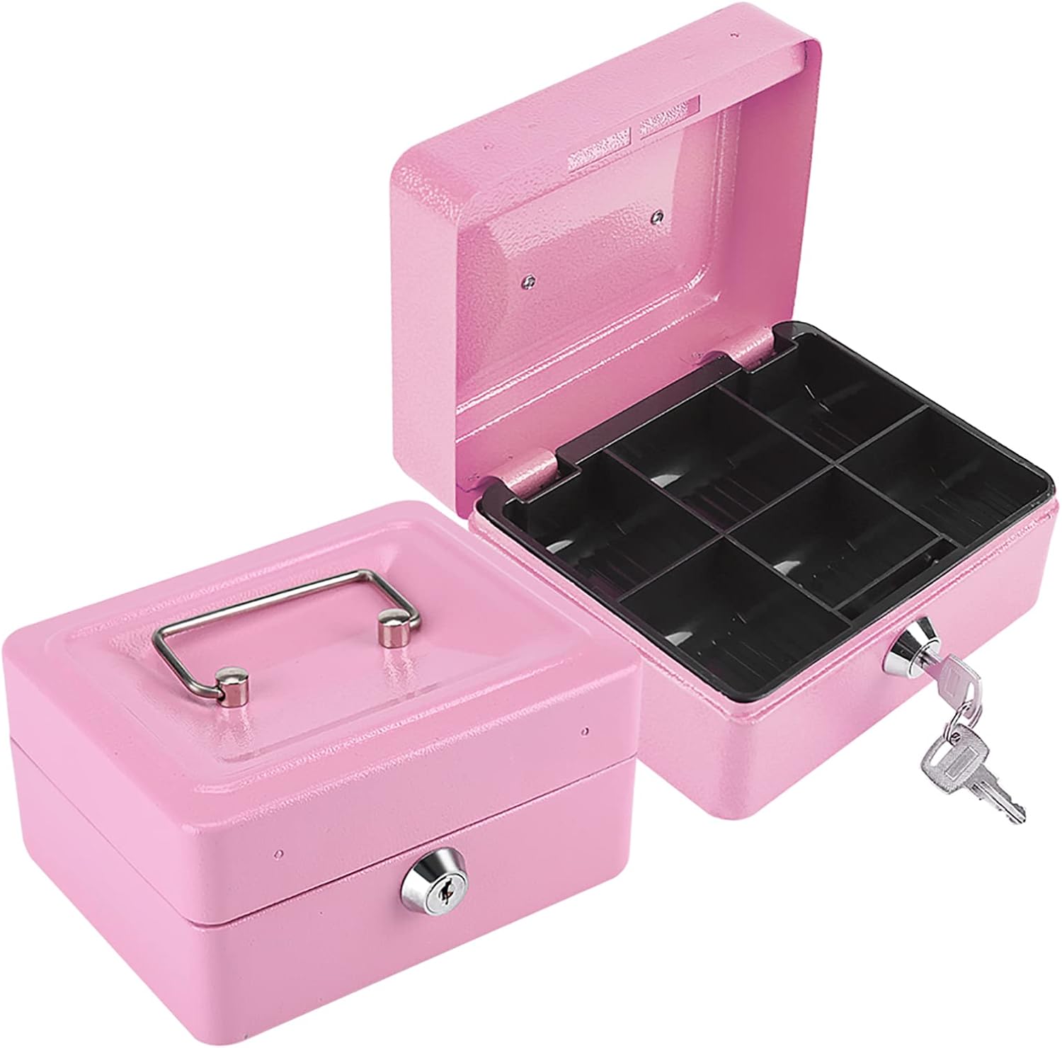 Fireproof Waterproof Box With Key Lock, 1pc Portable Small Fireproof ...