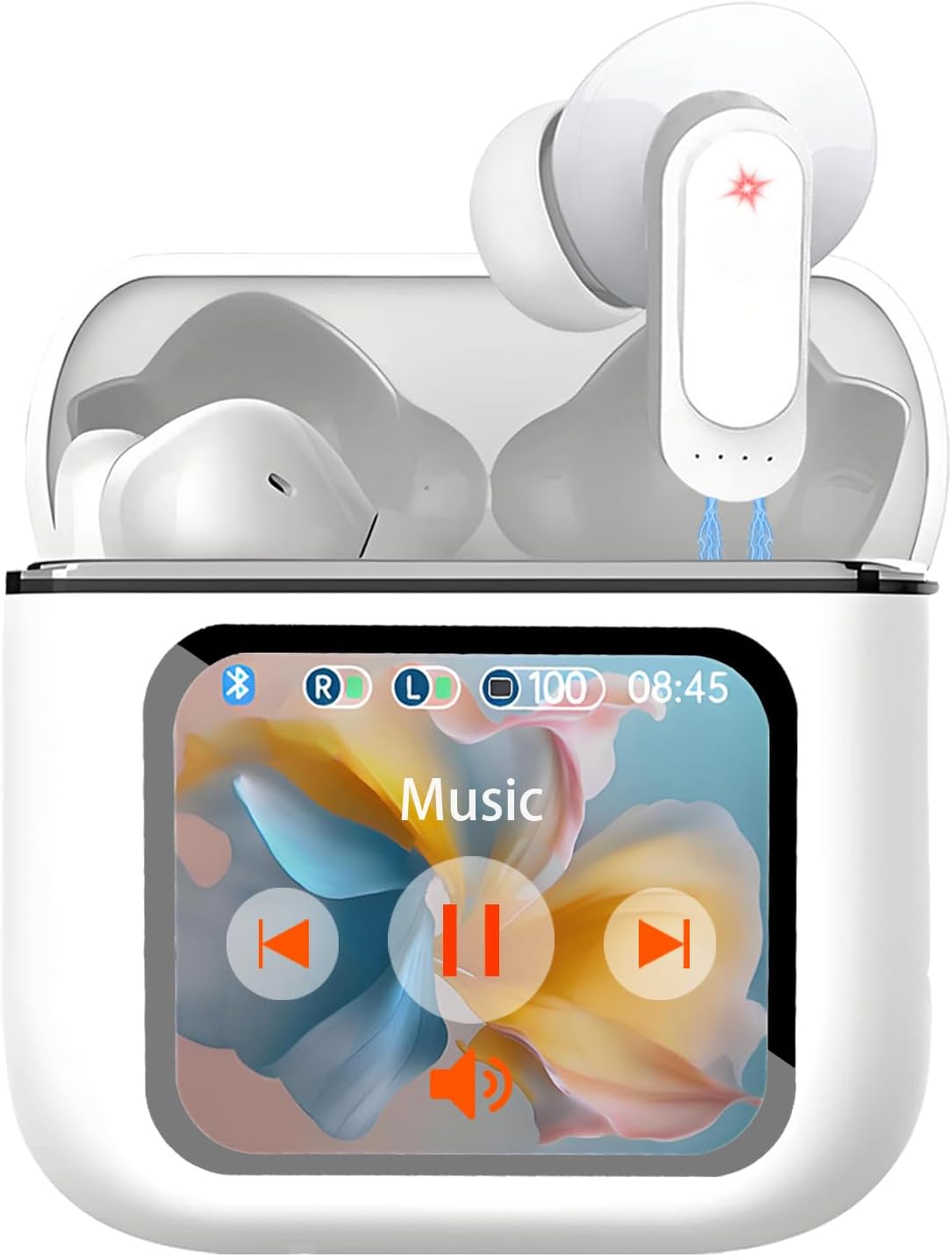 Amazon.com: MANHA Touch Screen Earbuds, Active Noise Cancelling True ...