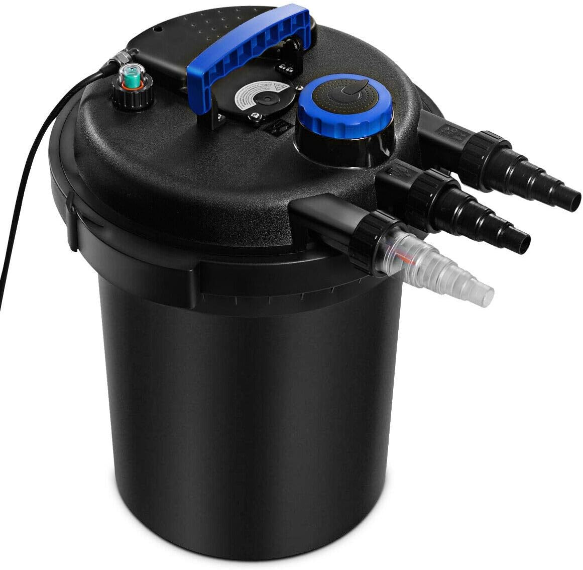 Amazon.com : CNZ CPF-250 Pressure Bio Filter with 13w Clarifier : Patio ...