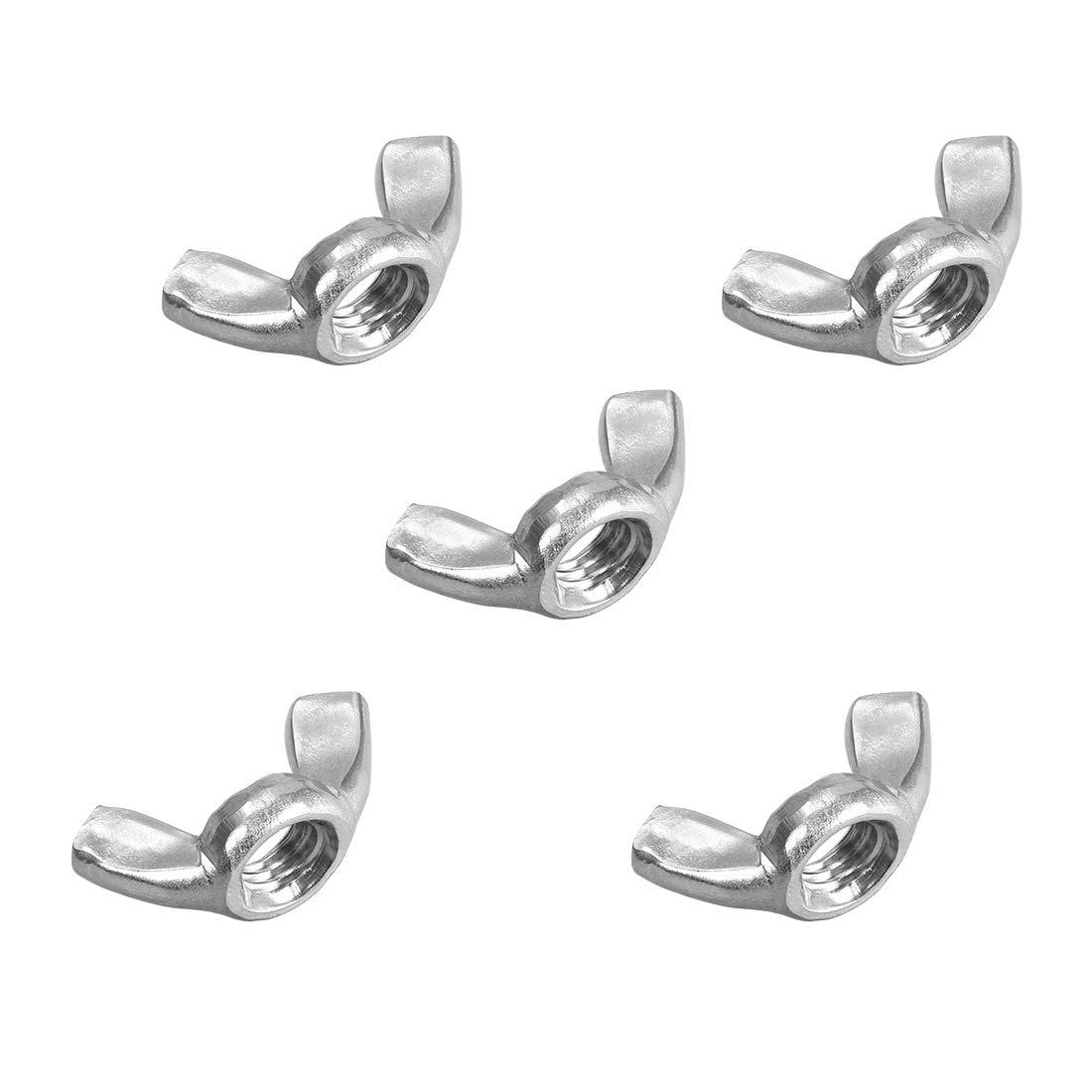 uxcell M8 Wing Nuts, Stainless Steel 304 Fasteners Parts Hurrican ...