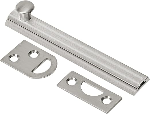 KOVOSCH Solid Brass Surface Bolt 4 Inch, Heavy Duty Concealed Slide ...