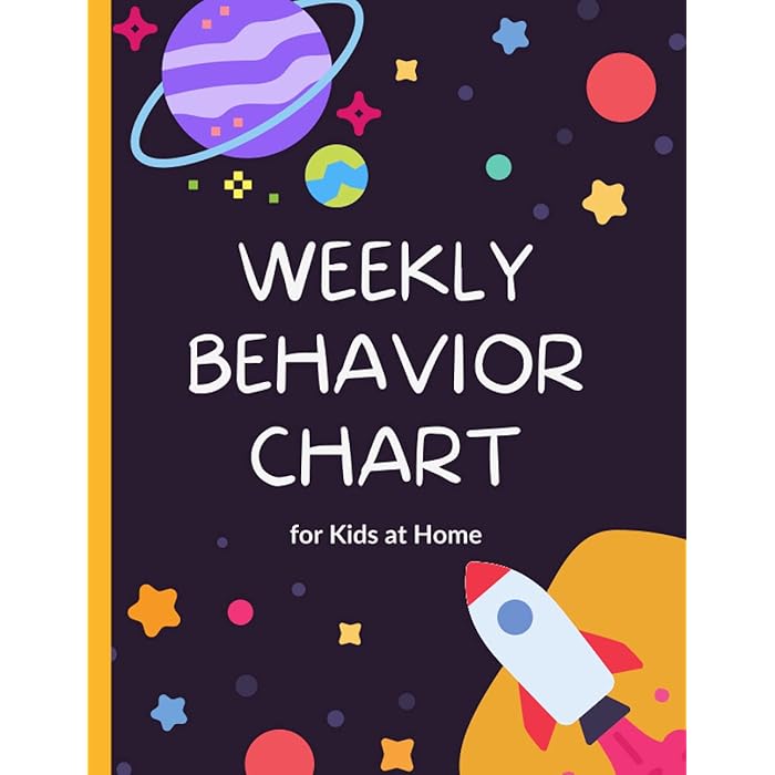 Buy Weekly Behavior Chart for Kids at Home: Kids chores chart, home ...
