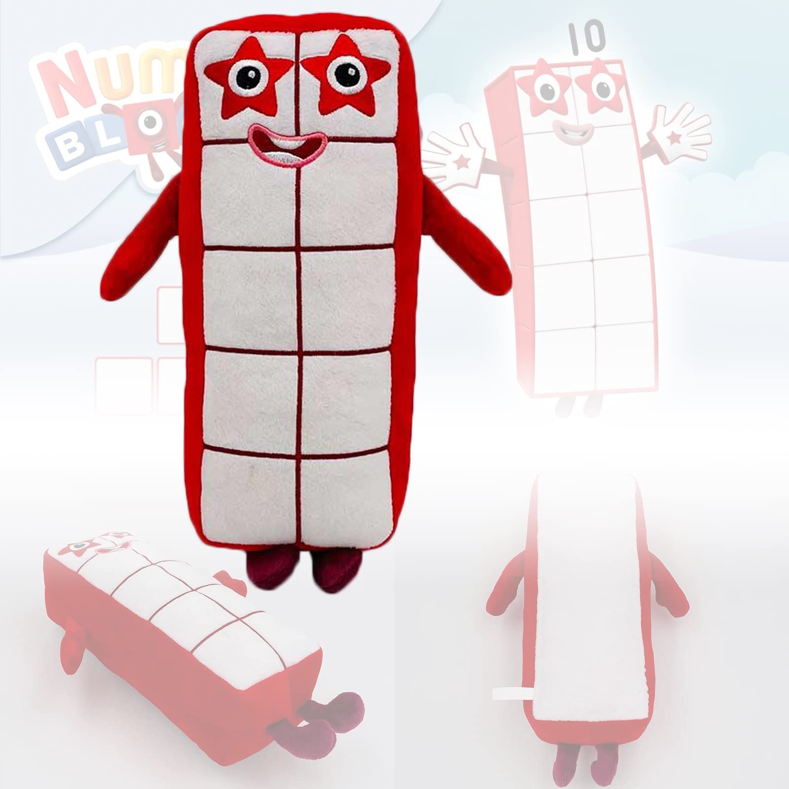 Numberblocks Plush 10 11 8 Numberblocks 10 Plush Cute Numberblocks ...