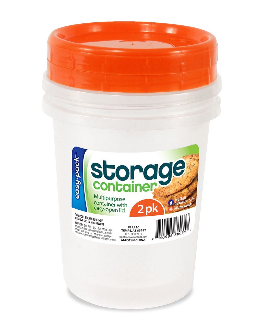 Easy Pack Plastic Storage Container 900ml, 2-Pack : Amazon.in: Home ...