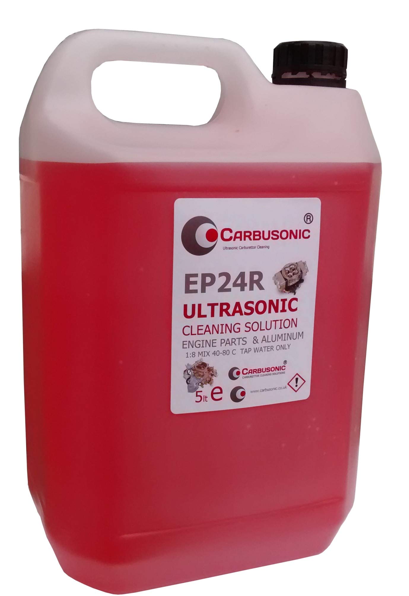 Ultrasonic cleaning fluid solution for engine parts and carburettors ...