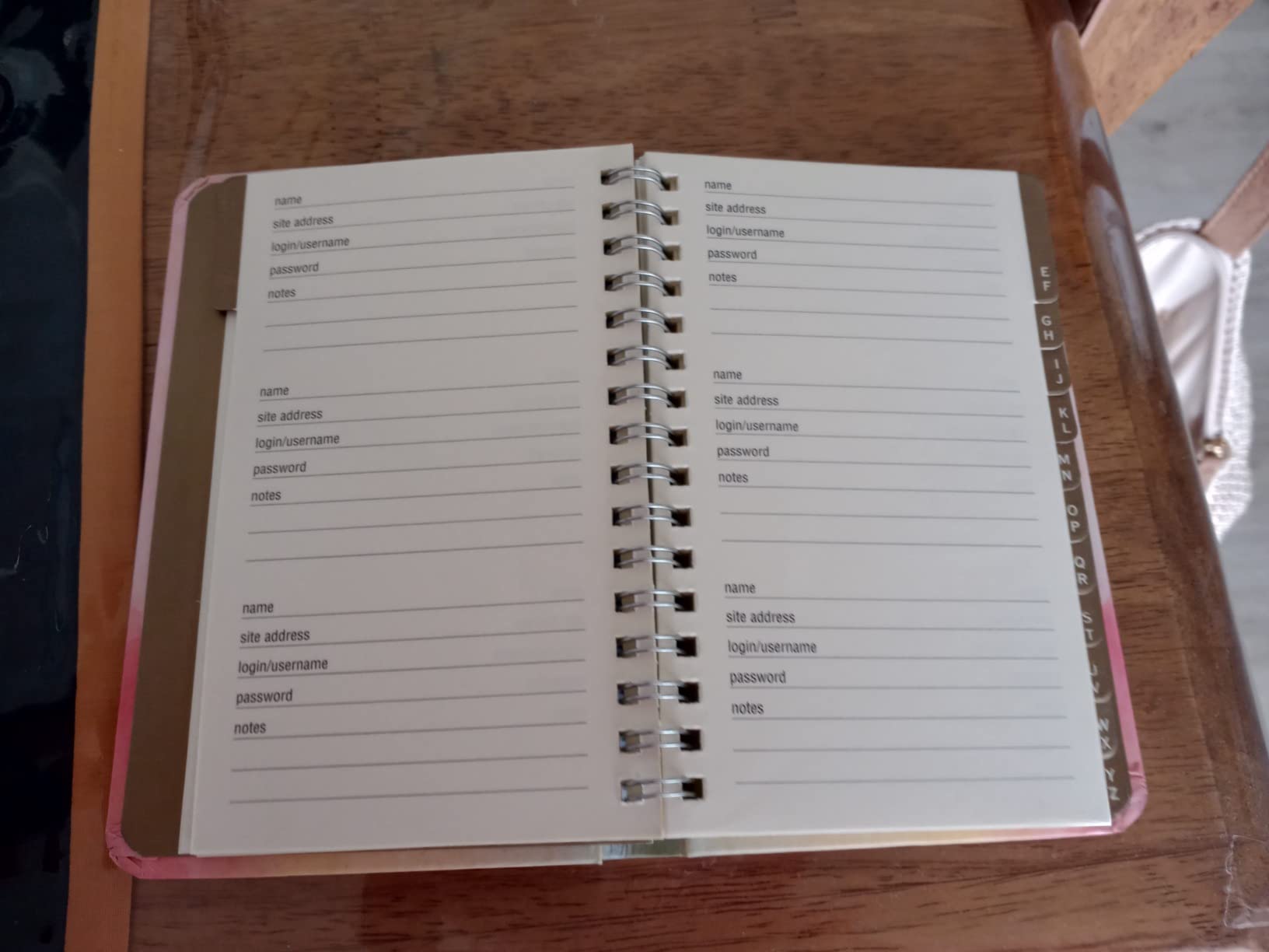 Watercolor Sunset Internet Address & Password Logbook (removable cover ...