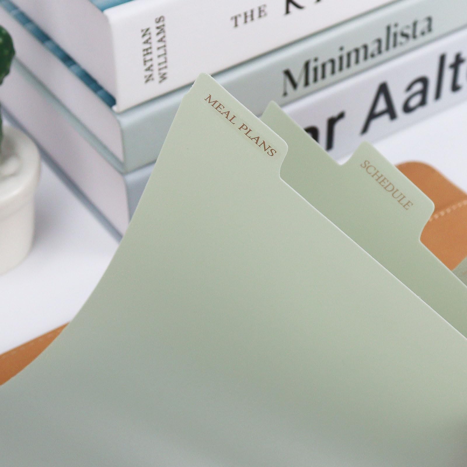 Snapklik.com : Pink 8-Tab Durable Plastic Dividers For 3 Ring Binder, 8 ...