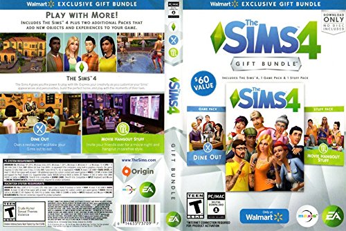 Amazon.com: The Sims 4 Exclusive Gift Bundle | Base Game, Dine Out ...