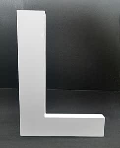 Amazon.com: 12 Inch Wood Letters White Wall Letters Wooden Alphabet ...