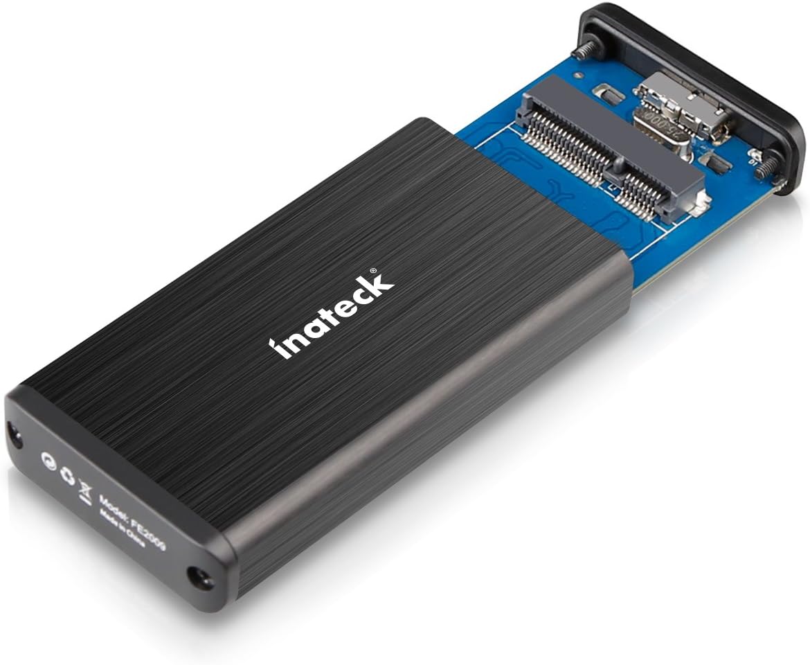 Inateck mSATA USB 3.0 Aluminium SSD Gehäuse Adapter Case mit USB 3.0 ...