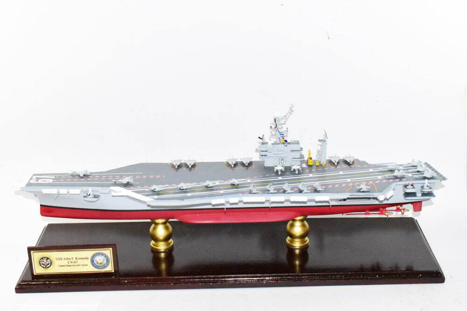 Amazon.com: USS John F Kennedy 1990s CV-67 24 inch Model,Navy,Scale ...