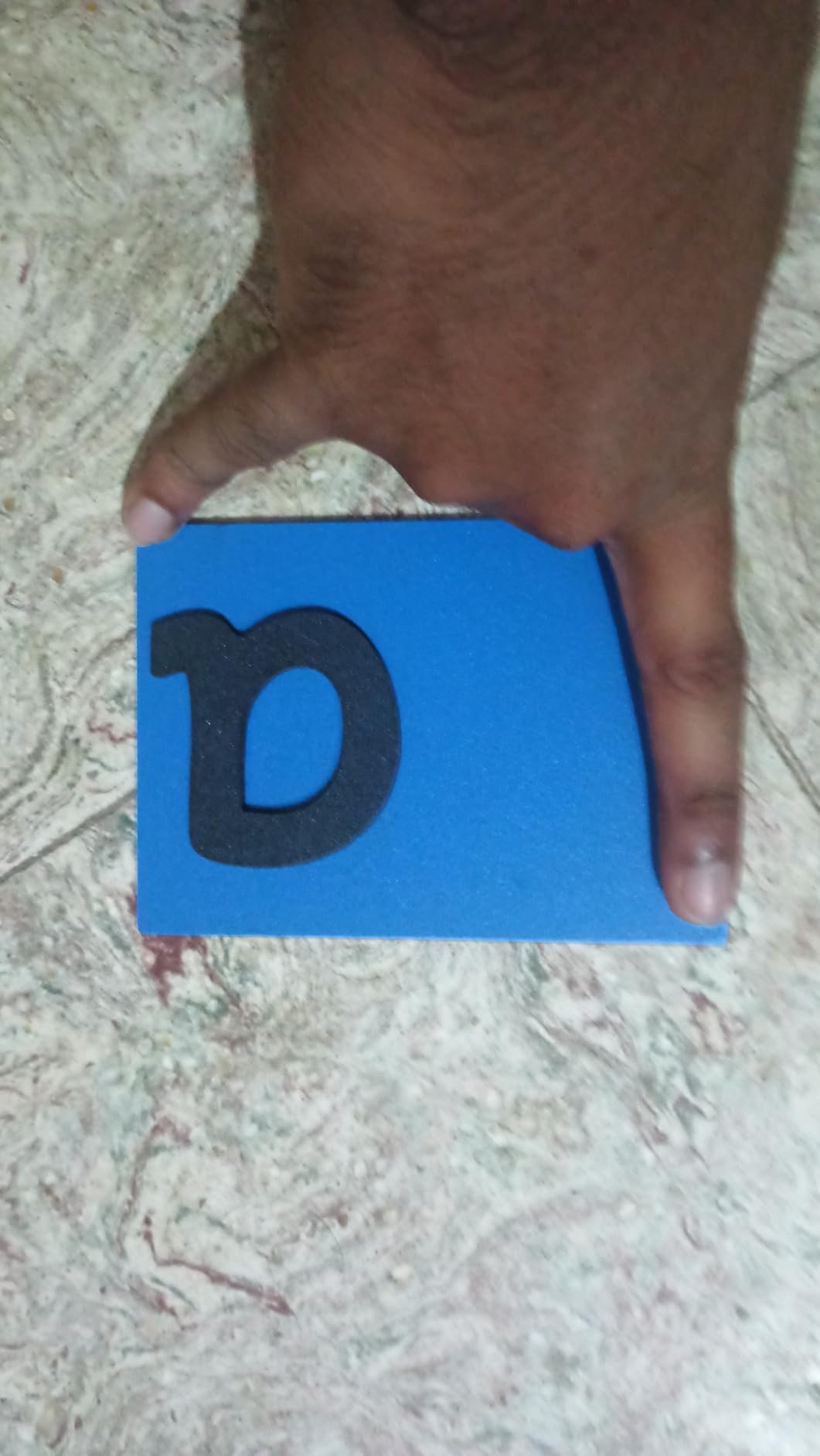 Buy Cryo Craft Montessori Kannada Sandpaper Alphabets/Letters - Wooden ...