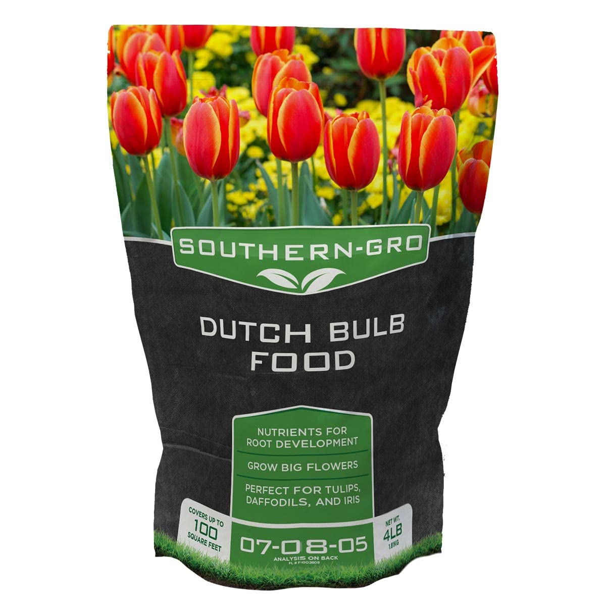 Amazon.com : SouthernGRO Dutch Bulb Food 07-08-05 4lb. Bag : Patio ...